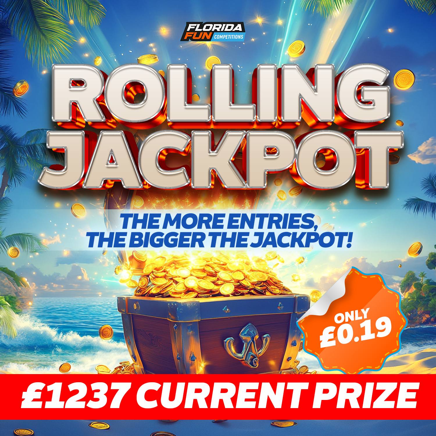 The Rolling Jackpot - Grows with every ticket! - FFC Competitions