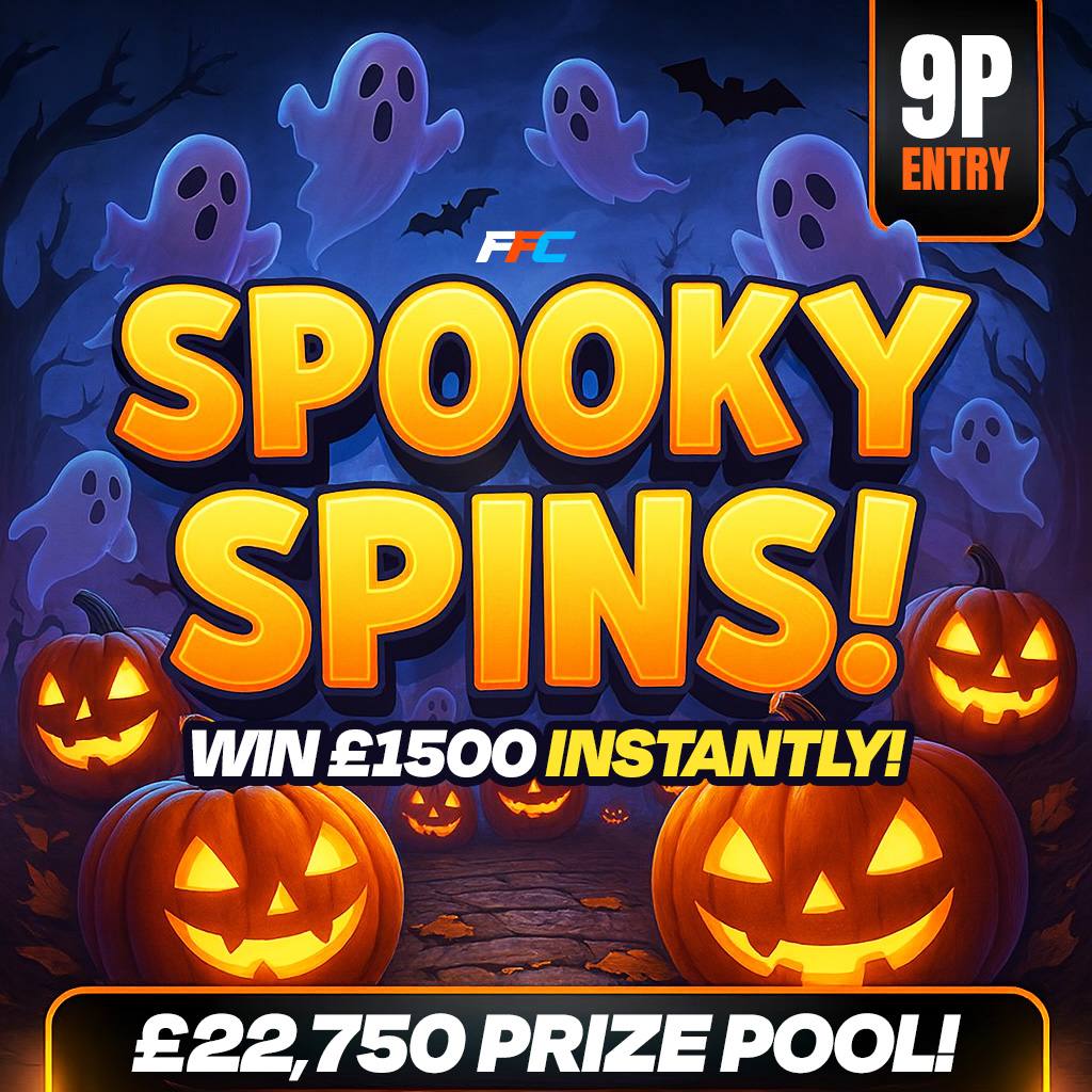 Spooky Spins - Win £1500 Instantly! - FFC Competitions